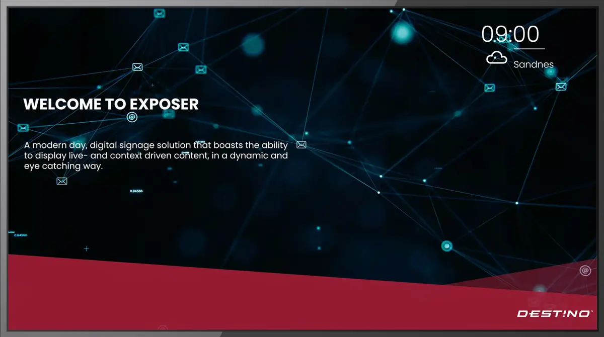 Exposer - datadrevet digitalt signage system